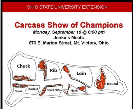 Carcass Show of Champions Scheduled for Sept 18 - 95.3 WKTN - Your ...