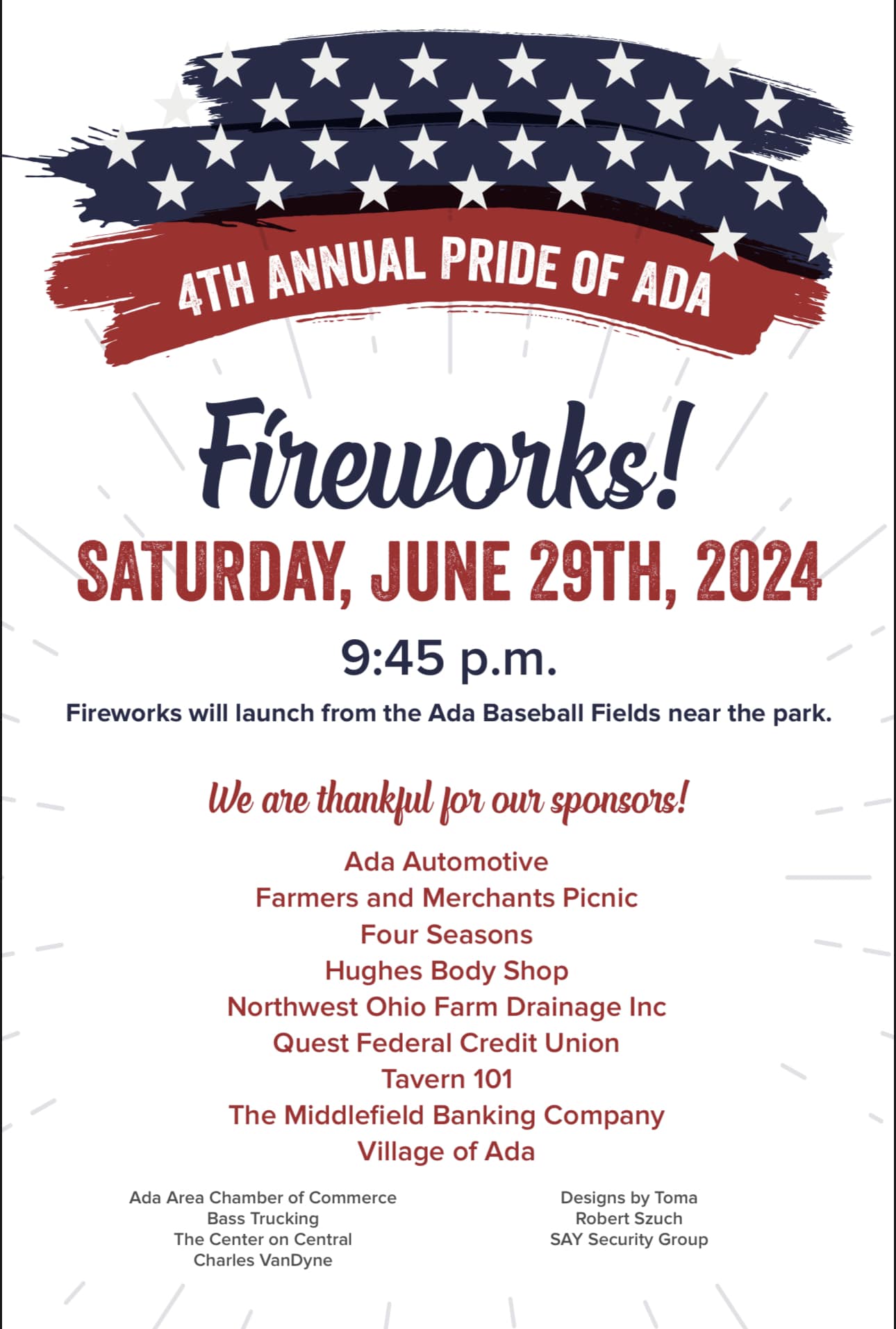 4th Annual Pride of Ada Fireworks Set for End of Month - 95.3 WKTN ...