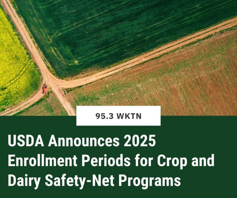 USDA Announces 2025 Enrollment Periods for Crop and Dairy Safety-Net ...