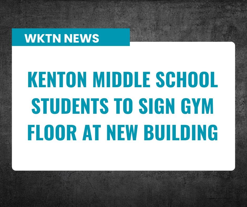 Kenton Middle School Students to Sign Gym Floor at New Building - 95.3 ...