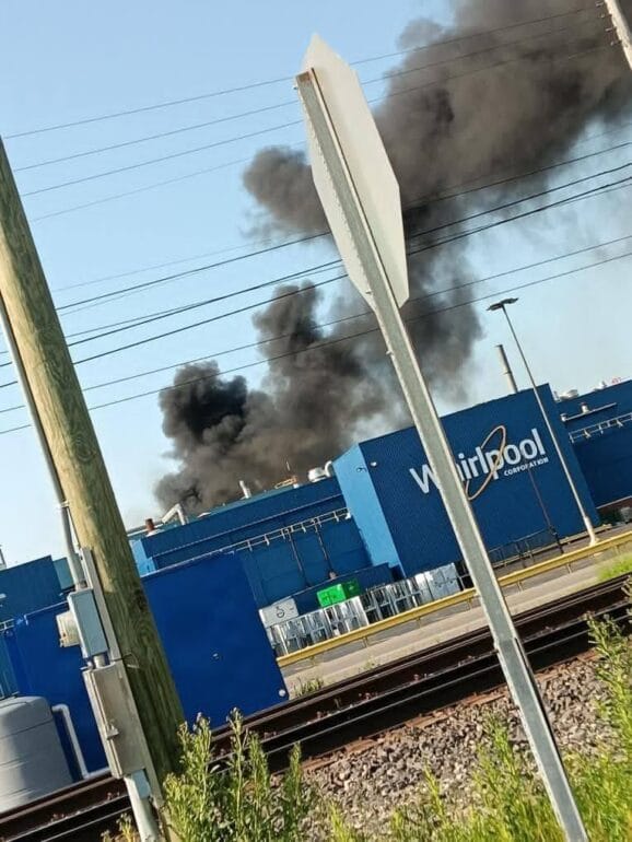 Fire Damages Roof of Whirlpool Plant in Marion; No Injuries Reported ...