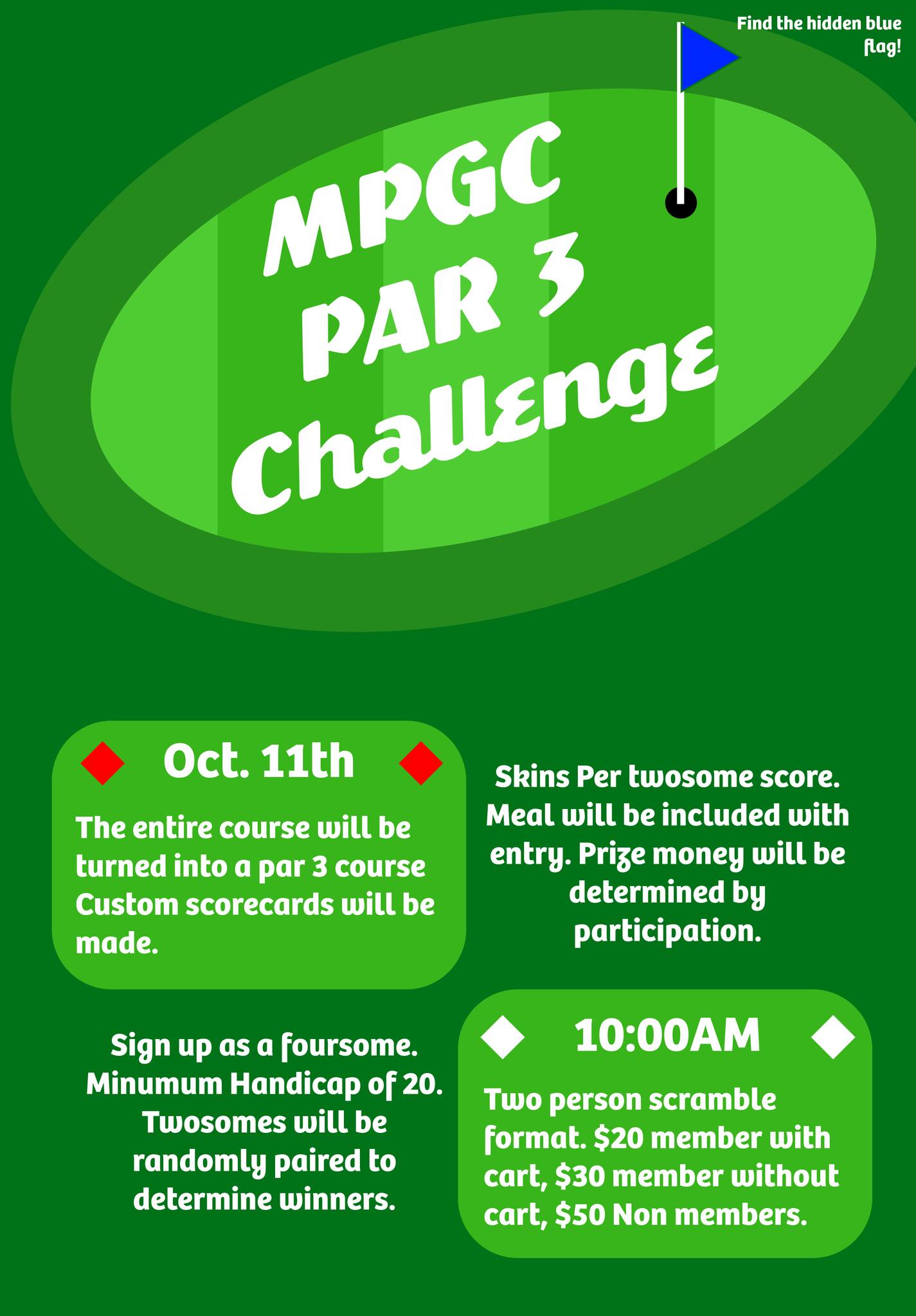 Memorial Park Golf Course Sets Oct. 11 Date for Annual Par 3 Challenge ...