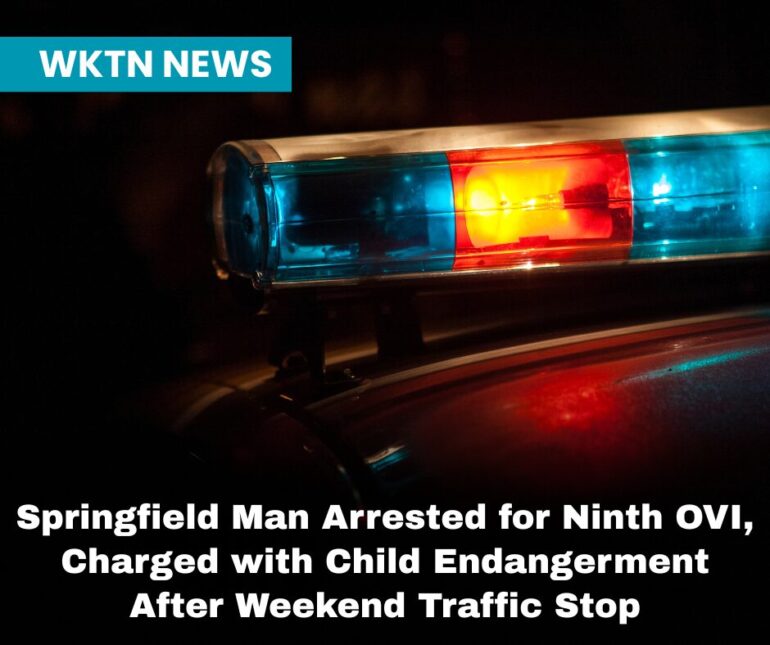 Springfield Man Arrested for Ninth OVI, Charged with Child Endangerment ...