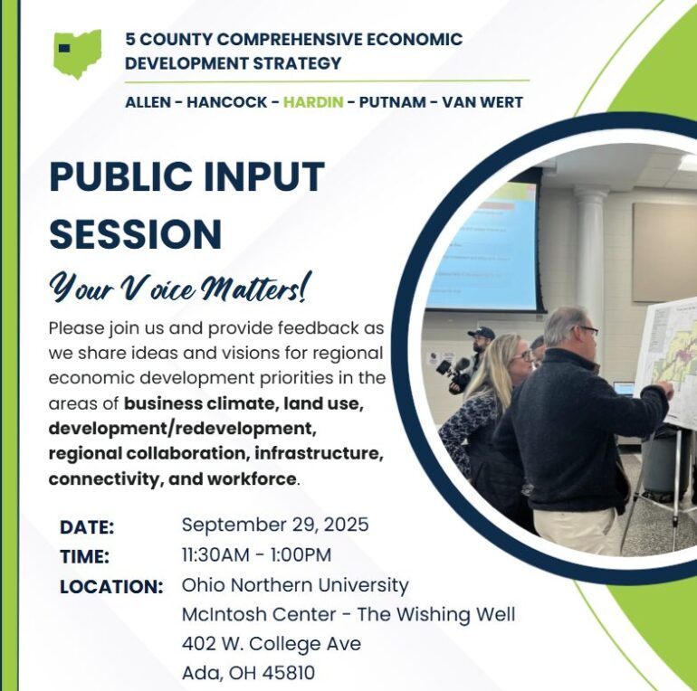 Public Input Session on 5-County Economic Development Strategy ...