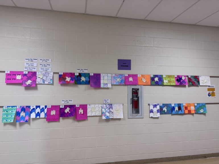 Ada 8th Grade Math Students Showcase Creativity Through Tessellation ...