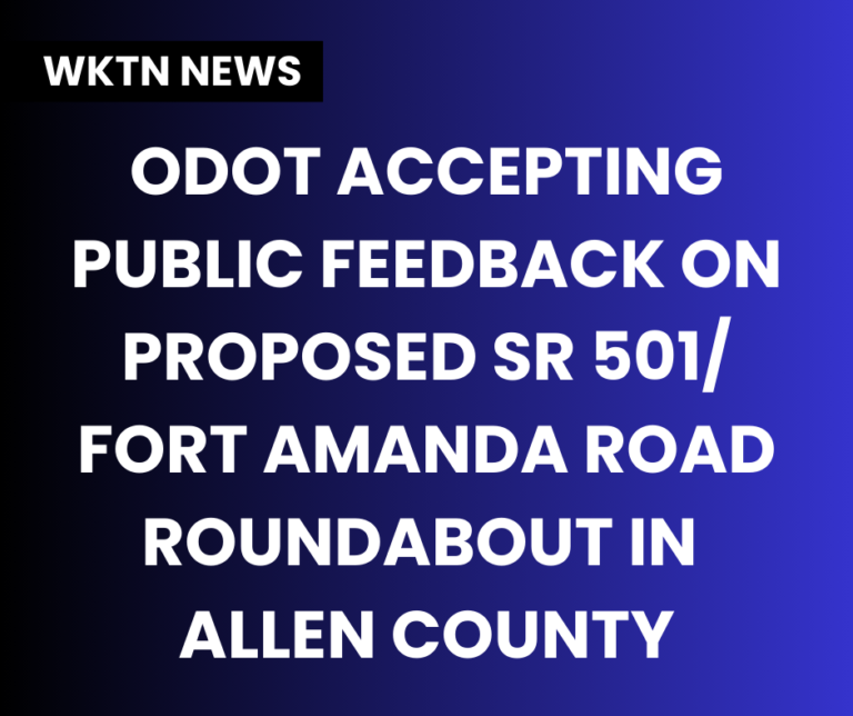 ODOT Accepting Public Feedback on Proposed SR 501/Fort Amanda Road ...