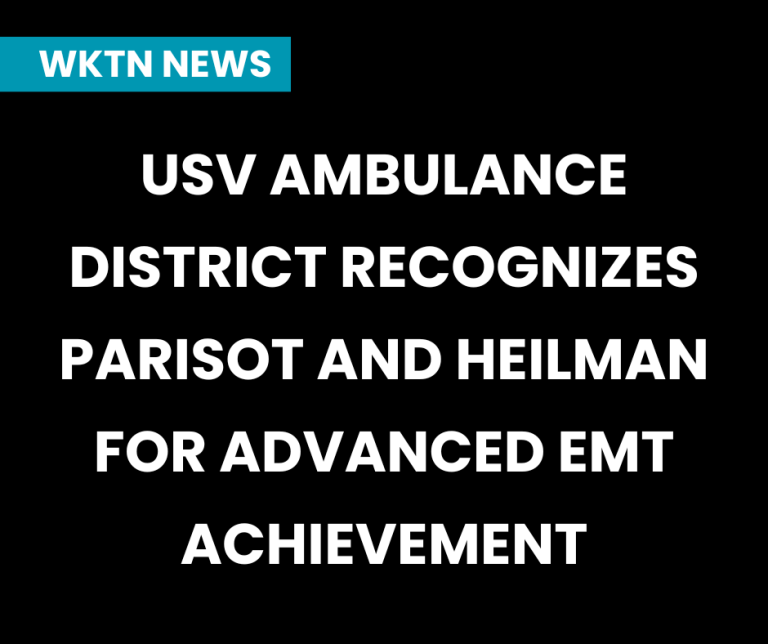 USV Ambulance District Recognizes Parisot and Heilman for Advanced EMT ...